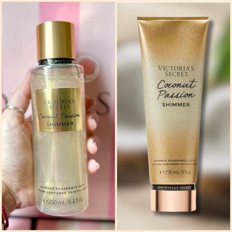 Coconut Passion Shimmer Body Splash E Hidratante Victorias Secret