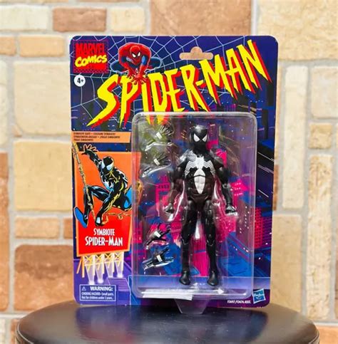 Spiderman Black Suit Symbiote Marvel Legend Hasbro Meses Sin Intereses