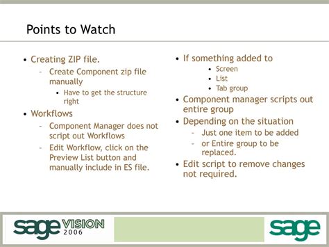TE004 Smart Change Management With Sage CRM Component Manager Ppt