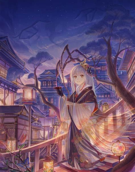 毒豔彩 delphi的植物景观插画图片 bobopic