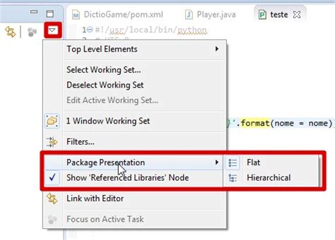 M Eclipse Make Src Main Resources Use The Flat View Like Src Main