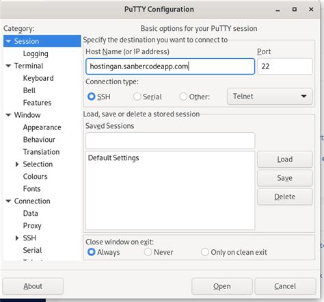 Panduan Cara Login Ssh Cloud Hosting Panduan Knowledgebase Hostingan