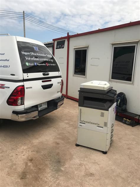 ติดตั้งเครื่องถ่ายเอกสาร ไซต์งานจังหวัดระยอง Copy Rental