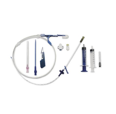 Central Line Insertion Tray With Single Lumen Catheter