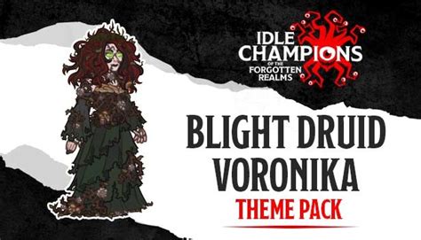 Buy Cheap Idle Champions Blight Druid Voronika Theme Pack Cd Key 🏷️