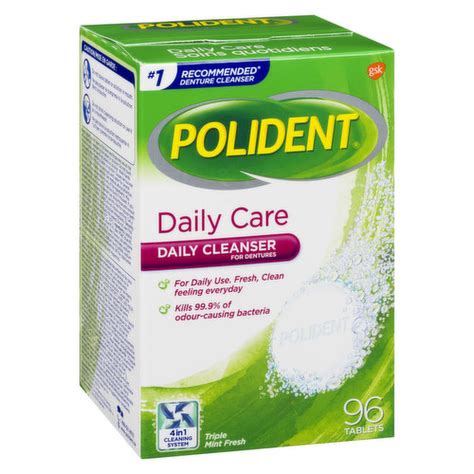 Polident Daily Care Tablets Triple Mint Fresh Pricesmart Foods