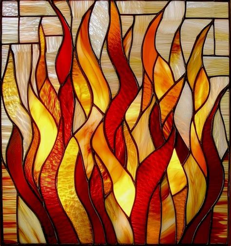 Pin By Kim Schaefer On Stained Glass Fire Stained Glass Crafts Stained Glass Art Stained