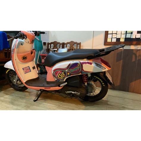 แร็คท้าย ตะแกรงเหล็กท้ายเบาะ Scoopy I ปี2009 2022 Moove สกู้ปปี้ ไอ มูฟ