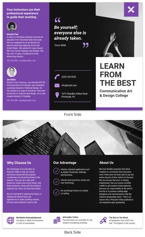 Brochure Layout Ideas
