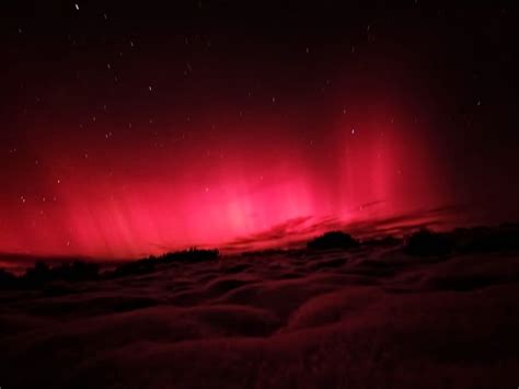 Tormenta solar provoca inéditas auroras australes en Ushuaia y la Antártida