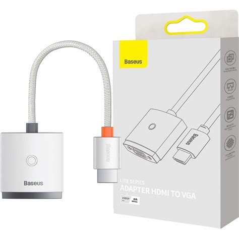 Adapter Przejściówka Hub Baseus Hdmi Do Vga Usb Baseus Sklep