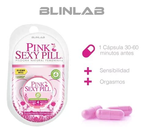 Pink Sexy Pill 4 Tabletas 750mg Fórmula Femenina Blinlab Sabor Sin