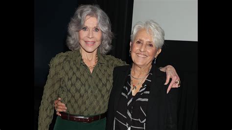 Joan Baez And Jane Fonda In Conversation Joan Baez I Am A Noise Live Qanda At Film Forum Youtube