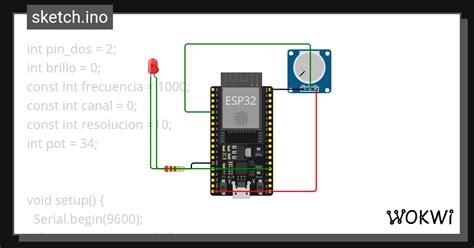 Encender Led Con Pot Esp Copy Wokwi ESP STM Arduino Simulator