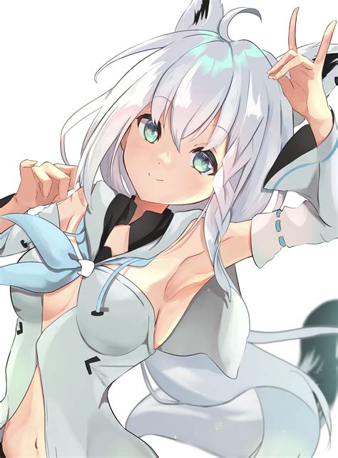 Shirakami Fubuki And Shirakami Fubuki Hololive Drawn By Nonco No Danbooru