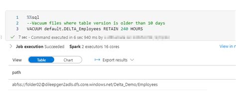 Archive Archivingpurging In Delta Tables In Azure Synapse Without