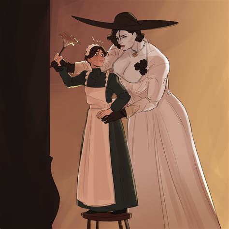 Lady Dimitrescu X Daughter Reader