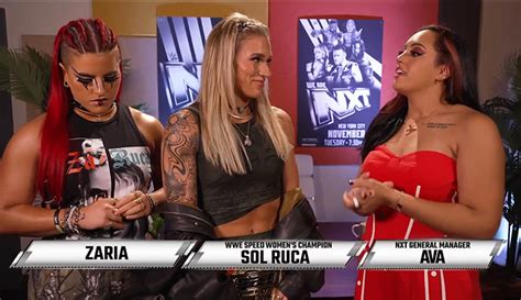 Sol Ruca Relinquishes Speed Womens Title On Wwe Nxt
