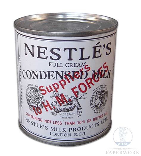 Nestlés Condensed Milk Label Large
