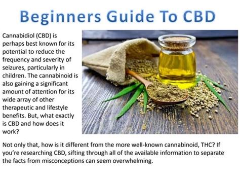 Cbd 101 An Introduction To Cannabidiol Ppt