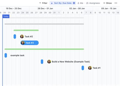 how and when to use timeline view vs gantt view clickup tutorial
