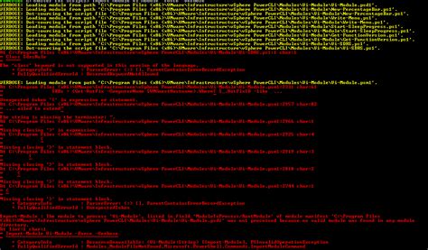 Error When Importing Module Issue 4 Rgel PowerCLi GitHub