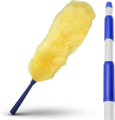 High Ceiling Cobweb Duster And Pole Ceiling Fan Cleaner Extendable Duster Nylon Telescoping