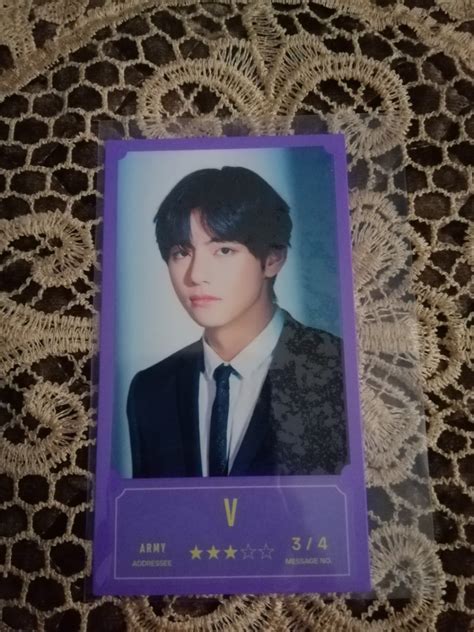 Taehyung Bbc Card Hobbies And Toys Memorabilia And Collectibles K Wave On Carousell