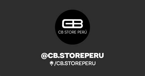 Cb Storeperu Instagram Facebook Tiktok Linktree