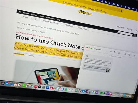 How To Use Quick Note On Mac Imore