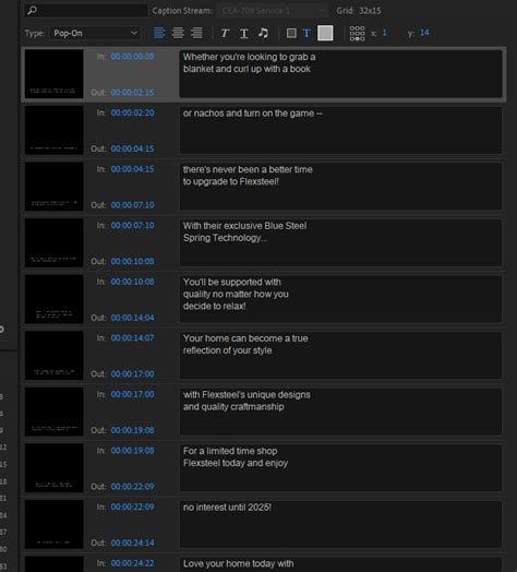 Cea 708mxf Issue Adobe Support Community 11509941