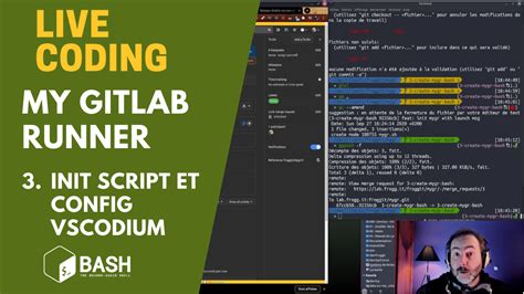 👨‍💻 Live Coding Bash My Gitlab Runner 3 Initialisation Du Script