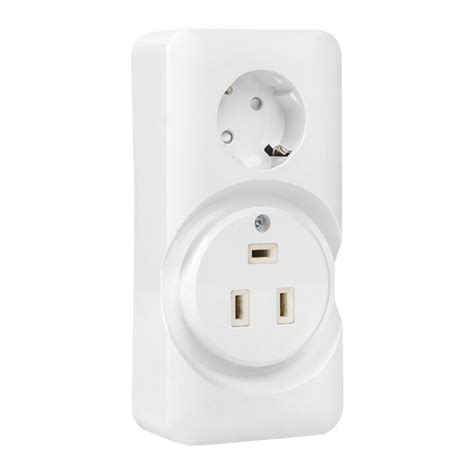 Розетка двойная (РШ/евро) 32А/16A 250В 2P+PE бел. AS-250-32/16-O, EKF ...
