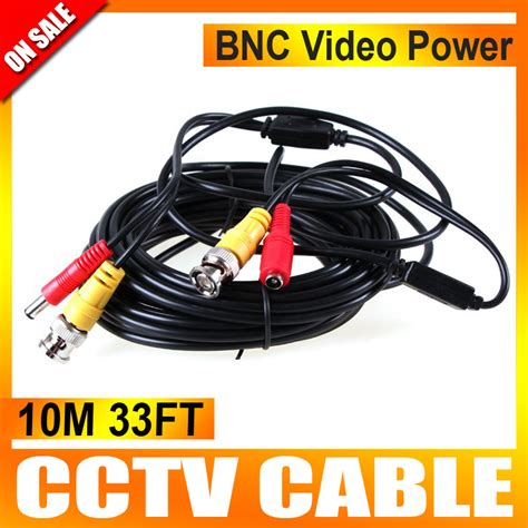 Купить 10m cctv кабель bnc видео кабель для cctv dvr наблюдения ...