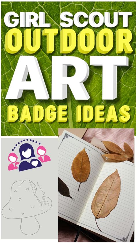 Girl Scout Outdoor Art Badge Ideas Girl Scout Crafts Girl Scout