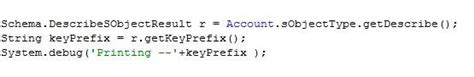 Get Key Prefix Of An Object Using Apex Salesforce Tips And Tricks