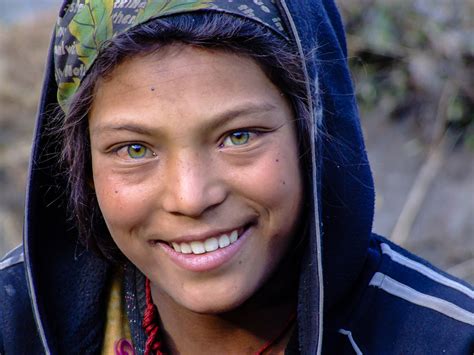 Green Eyed Girl From Nepal