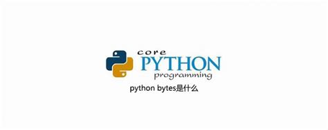 Python Bytes是什么 Python基础教程