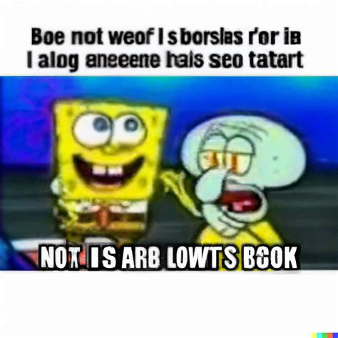 Samuel × Dall·e 2 Funniest Spongebob Meme 2022