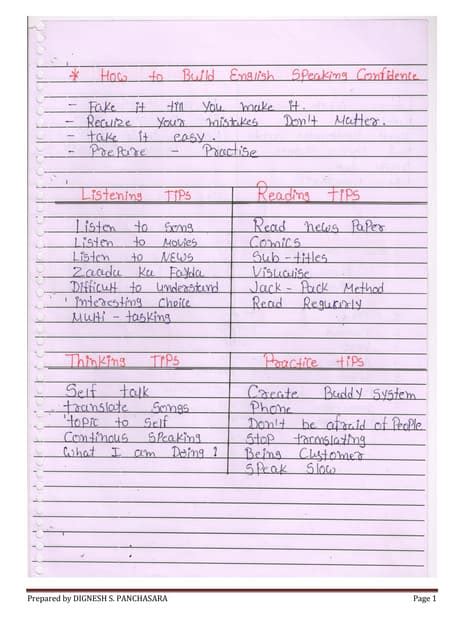 English Grammar Handwritten Class Notes Pdf Download
