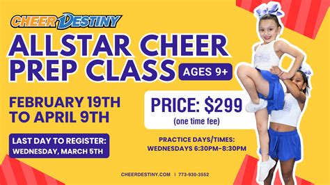 Allstar Cheer Prep Class