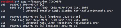 How To Fix Expkeysig Ed444ff07d8d0bf6 Invalid Signature Error In Kali Linux ~ Logon2tech