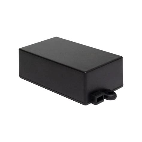 Black ABS Electronics Flange Mount Enclosure Box 80 X 38 X 22mm