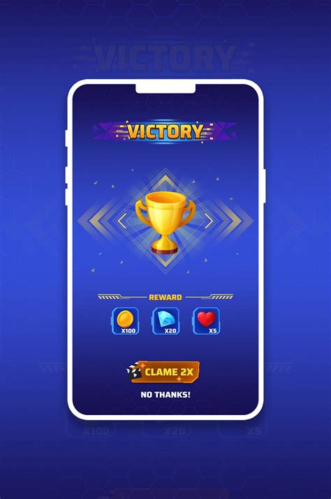 Game Ui Ux Victory Game Ui Behance