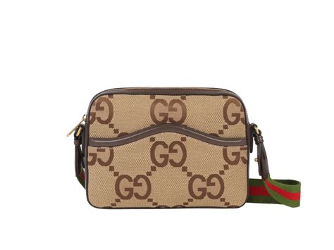 Sasom กระเป๋า Gucci Jumbo Gg Messenger Bag In Jumbo Gg Canvas With