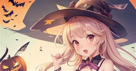 女の子 ハロウィンの魔法少女 リラックスdのイラスト Pixiv