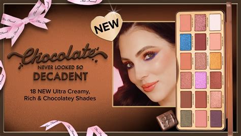 Too Faced Chocolate Bar Look