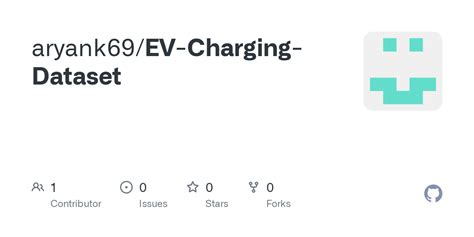 GitHub Aryank69 EV Charging Dataset
