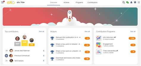 Intranet Collaboration And Management On Exo Platform By Precious