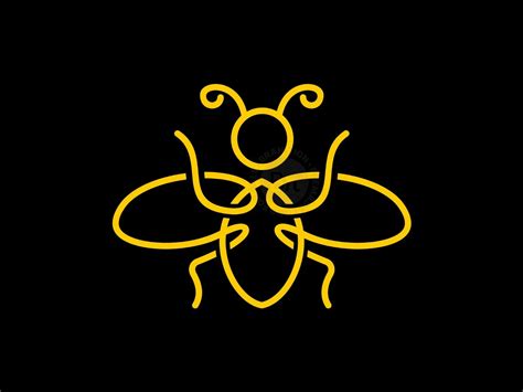 Bee Monoline Logo Branition